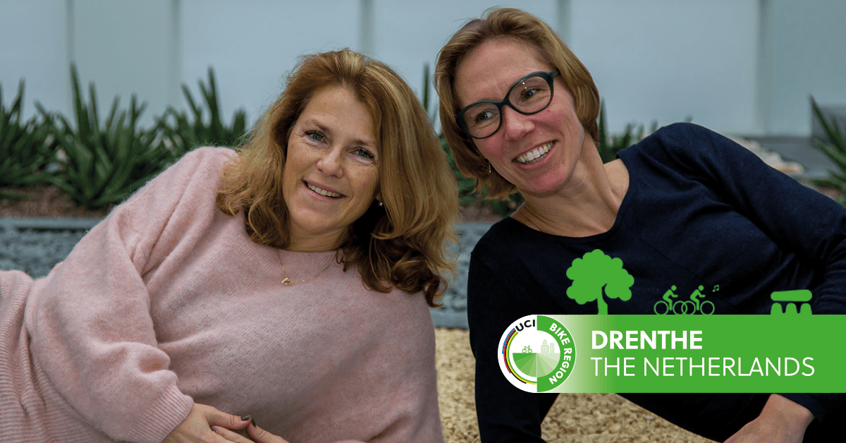 Arlette van Gils en Kate de Jager - First UCI Bikeregion